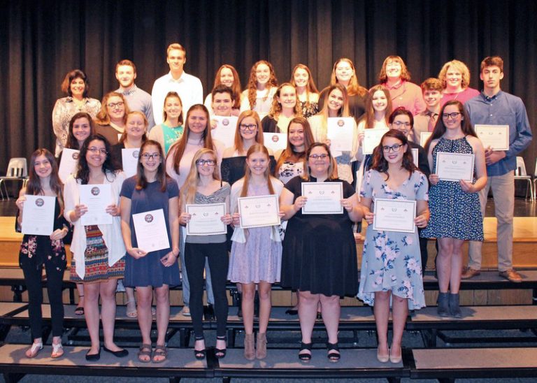 Hilton students inducted into Hispanic and French Honor Societies ...
