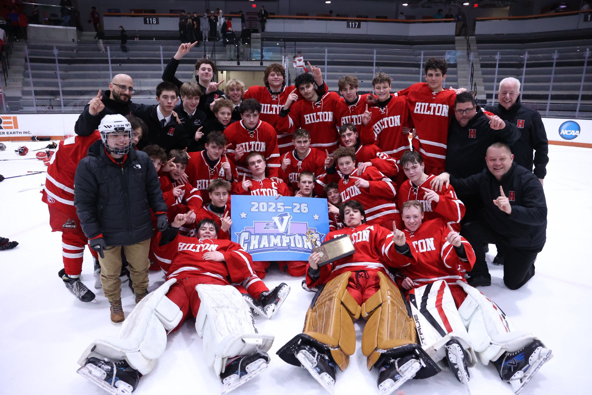 Hilton Wins First Section V Ice Hockey Brick – Westside News