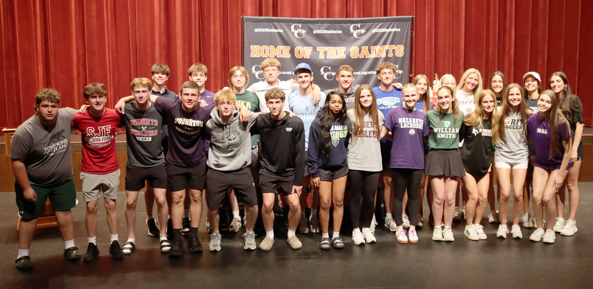 Churchville-Chili Athletes Participate in College Celebration ...