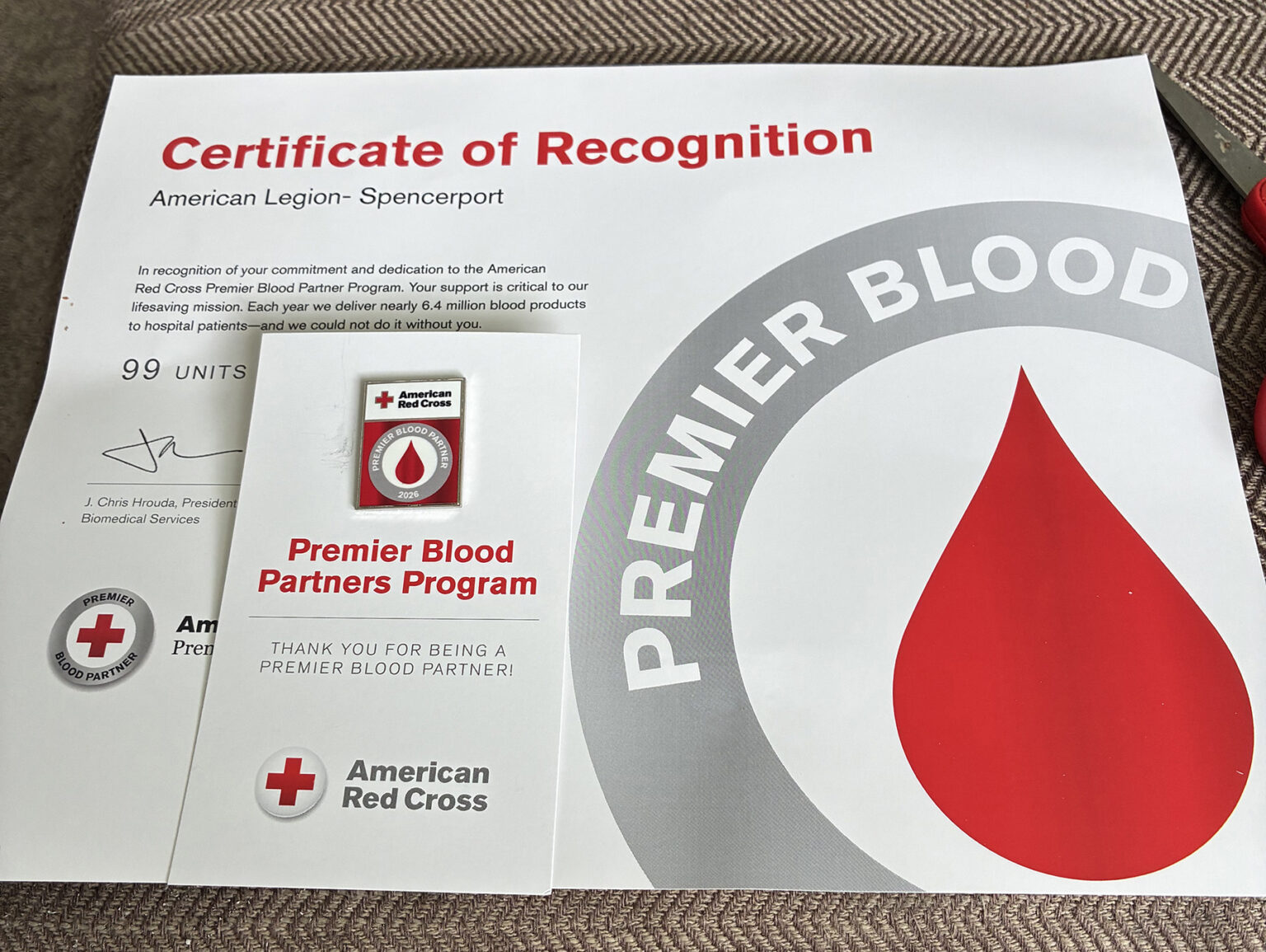 Ferris-Goodridge American Legion Post #330 Earns Red Cross Recognition ...